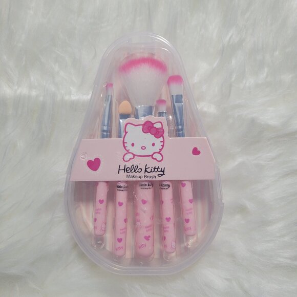 Hello Kitty | Makeup | Hello Kitty Makeup Brush Set | Poshmark